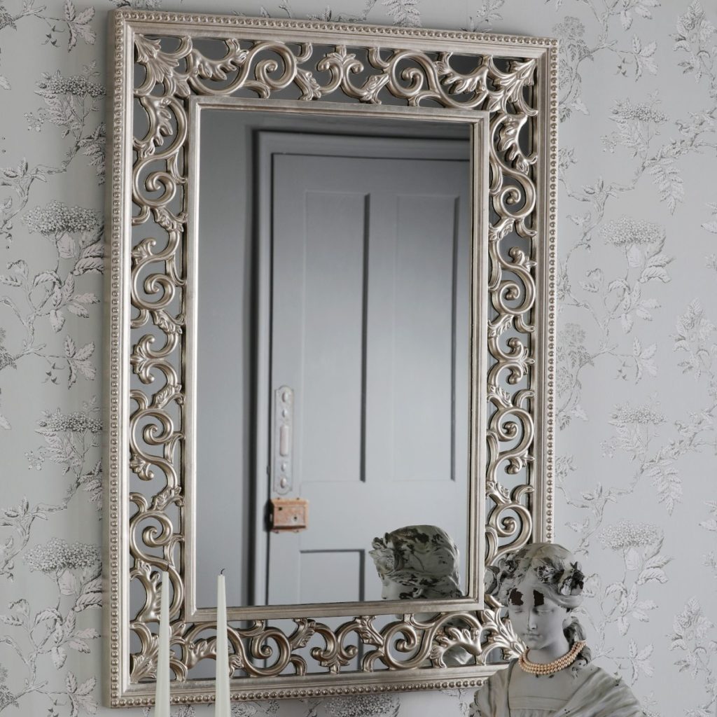 Laura Ashley Patricia Rectangle Floor Mirror In Champagne Finish ... Laura Ashley Patricia Rectangle Floor Mirror In Champagne Finish ...